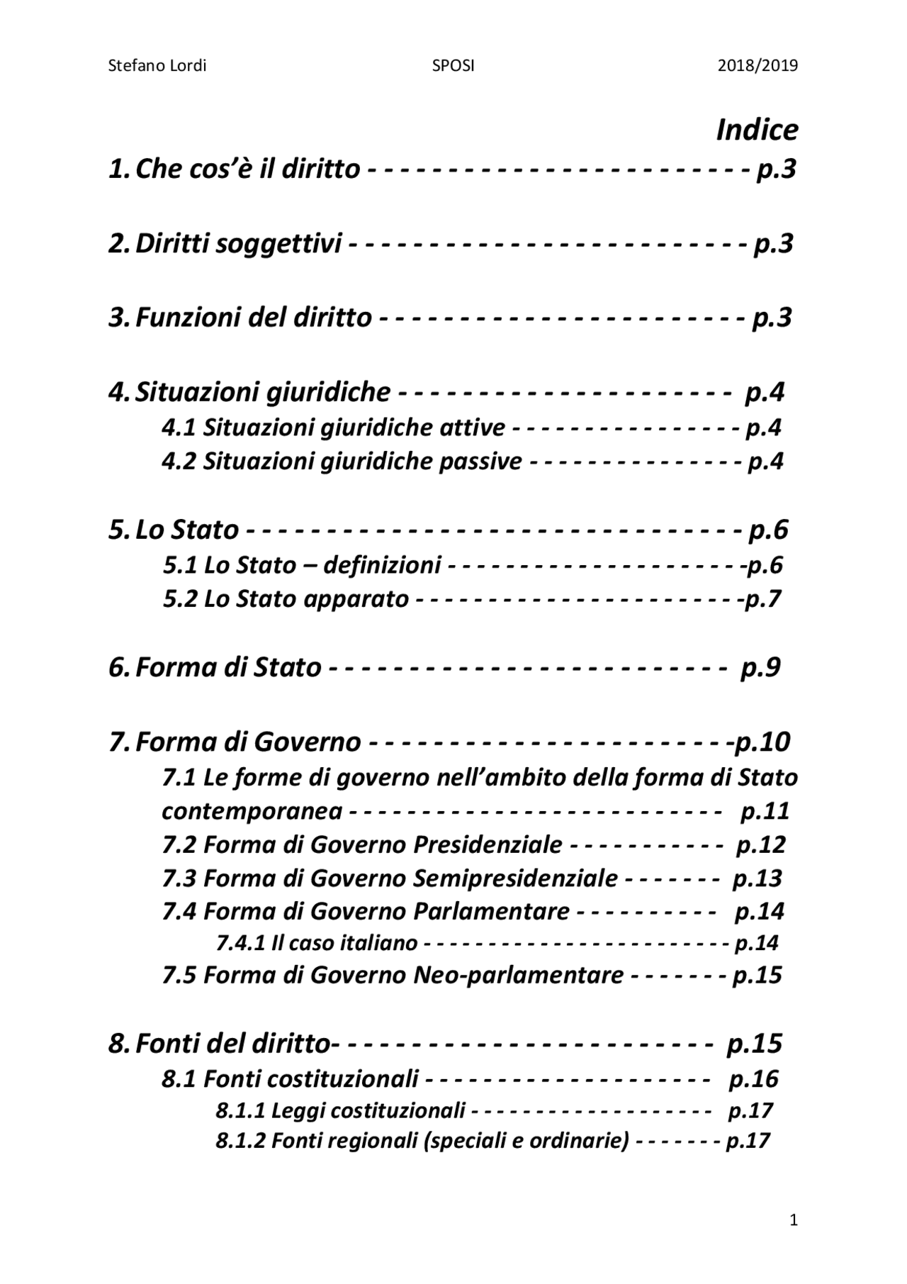 Diritto Pubblico Primo Parziale Docsity
