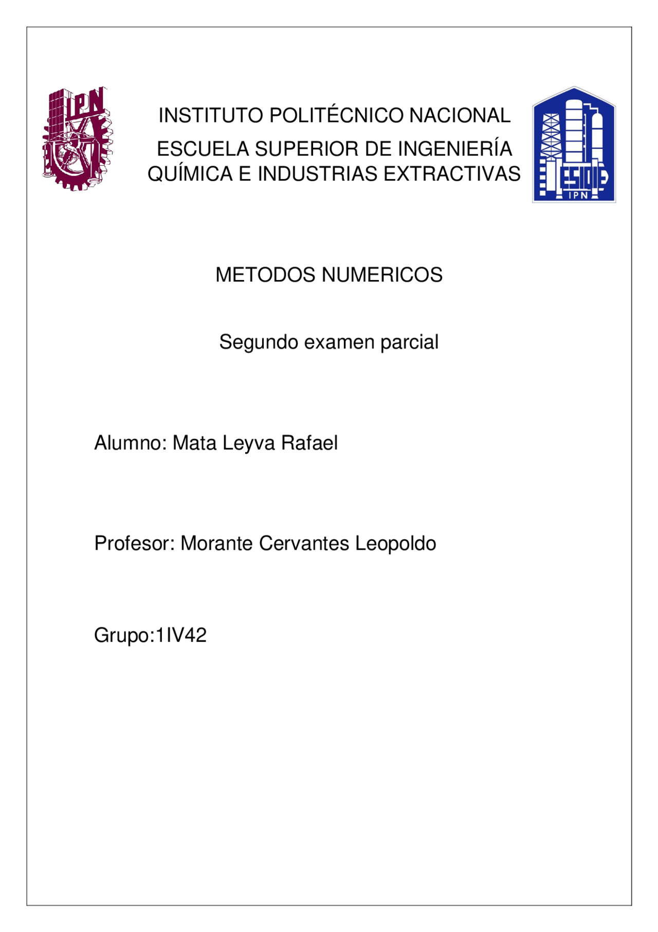 Examen Segundo Parcial Docsity