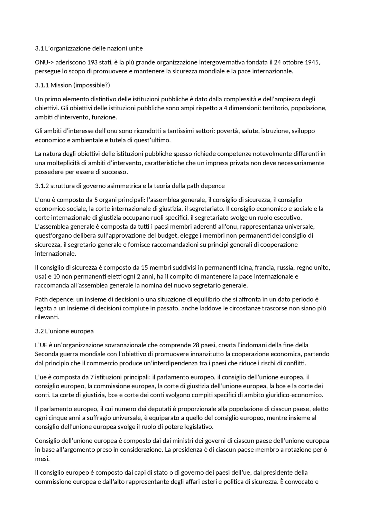 Riassunto Cap 3 Managment Pubblico Docsity