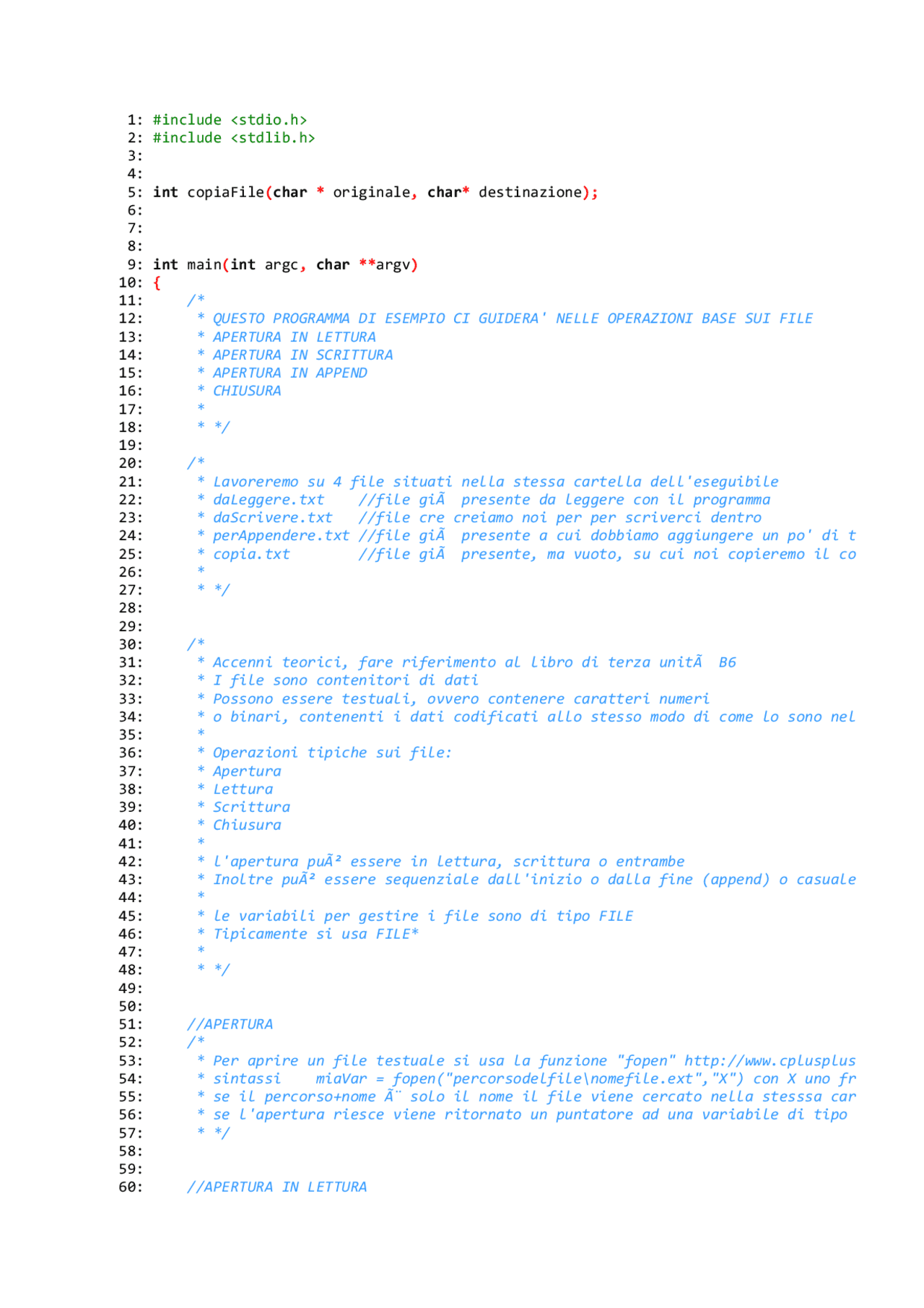 Tutorial Per Gestire I File Testuali In Linguaggio C Docsity