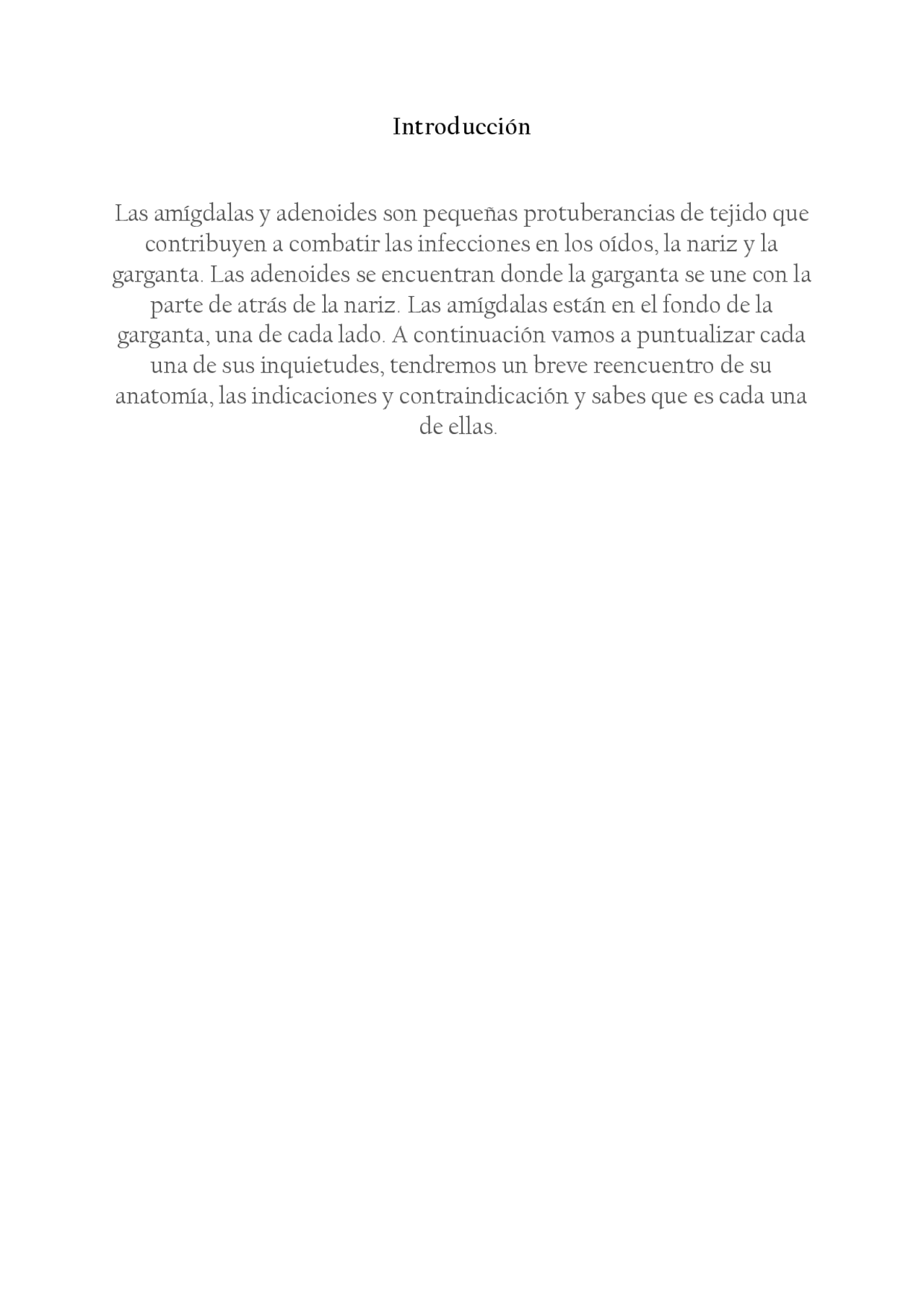 Introduccion A Otorrino Apuntes De Otorrinolaringología Docsity
