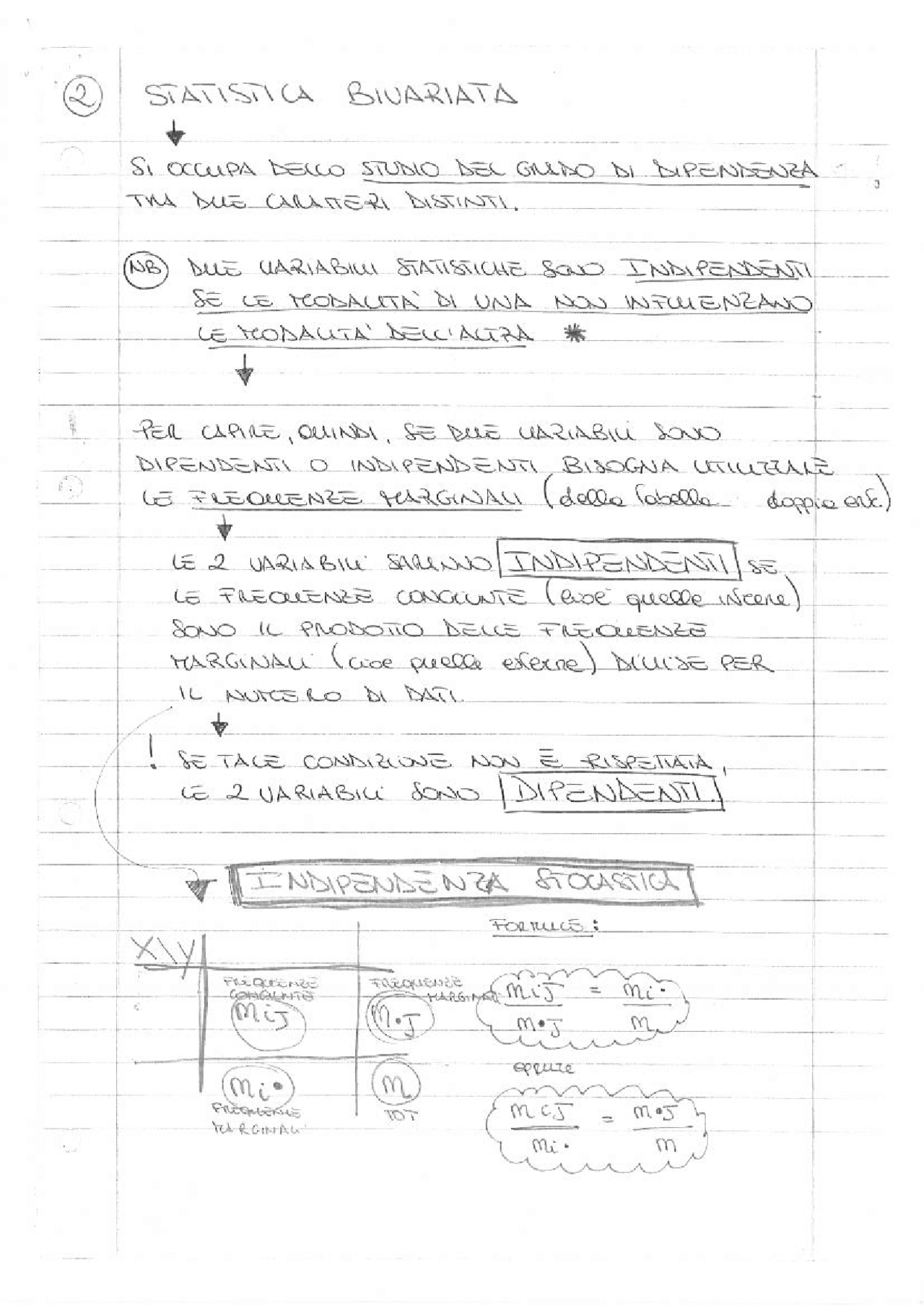 Appunti Ed Esercizi Statistica Docsity