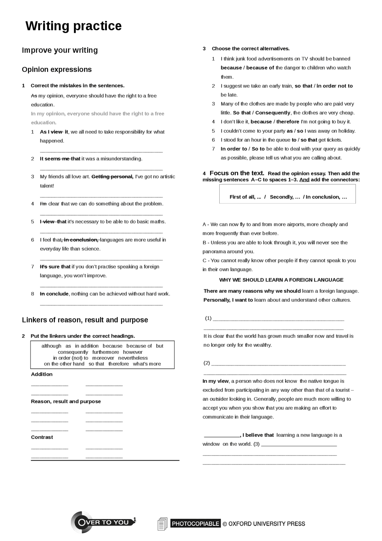 Guía Para Hacer Un Writing Docsity