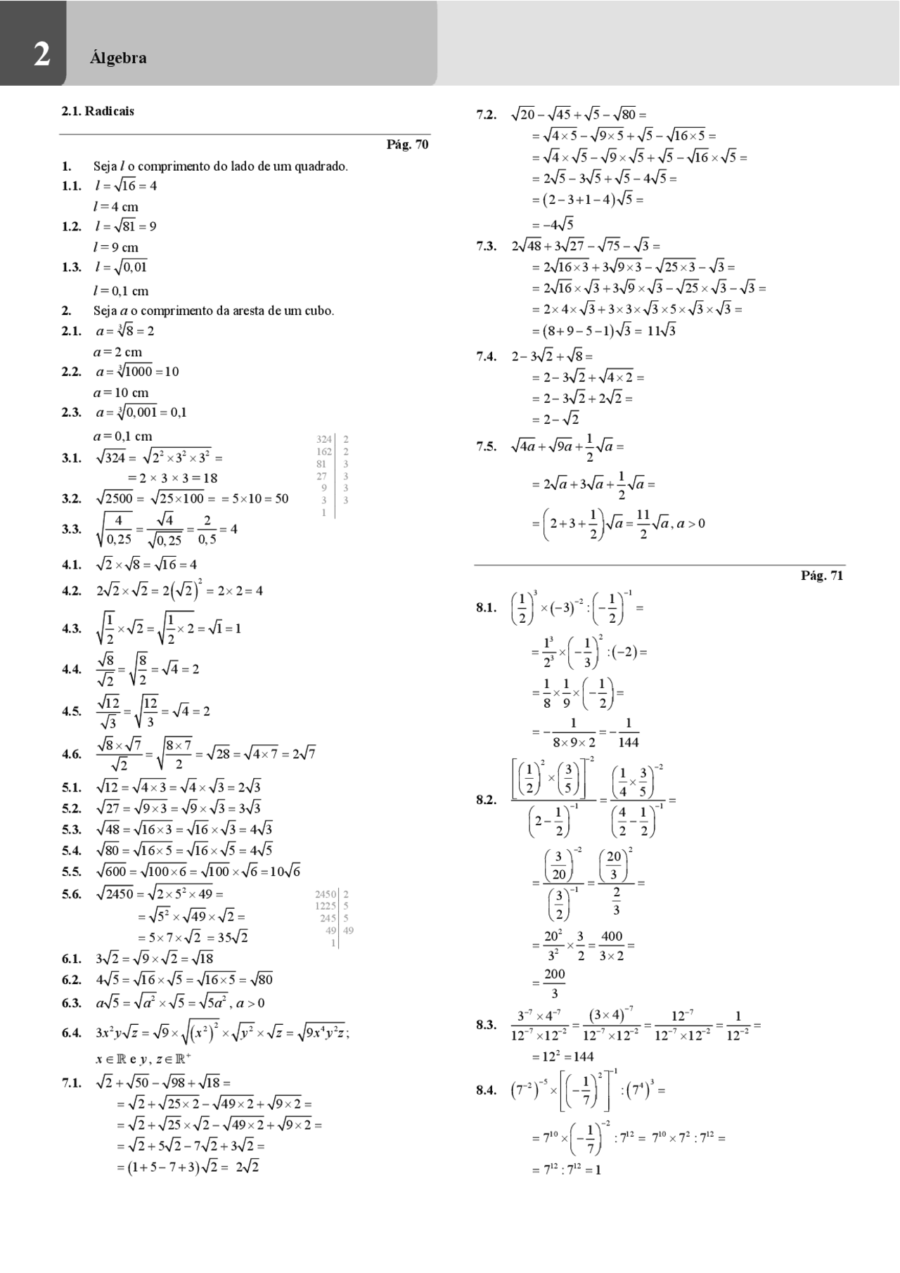 Matemática 10 Absolutamente - Docsity