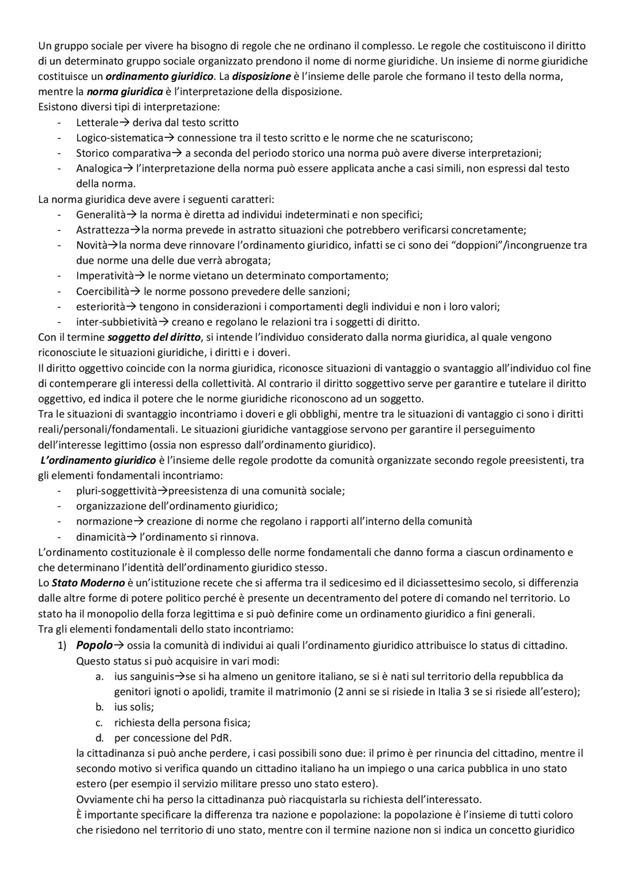 Diritto Pubblico Maps Docsity