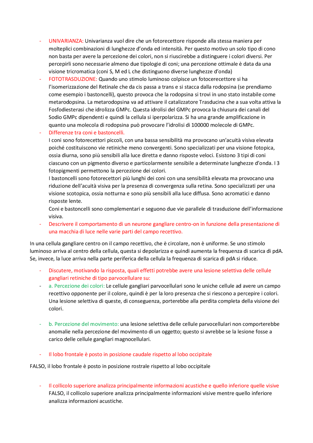 Domande Svolte Secondo Modulo Fondamenti Docsity