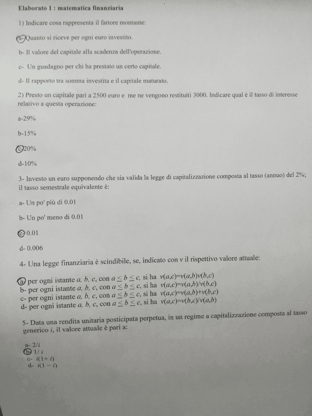Elaborato 1 Estimo Ingegneria Pegaso Docsity