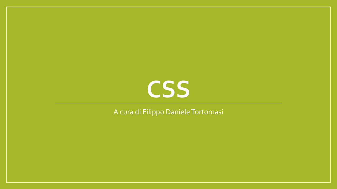 Css Lezioni Teorica E Pratica Docsity