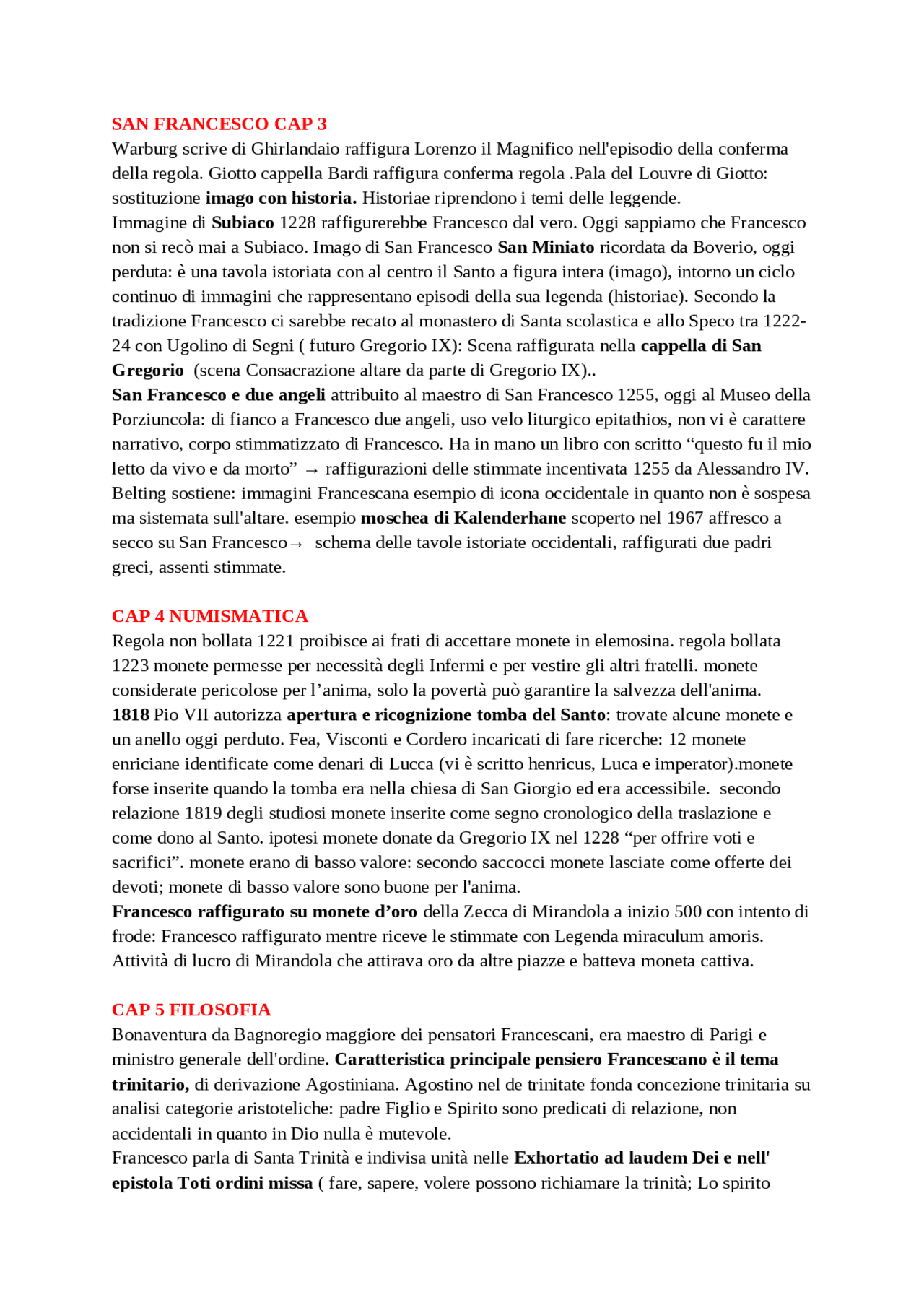 "Francesco d'Assisi. Storia, arte e mito" di Benedetti, Subini - Docsity