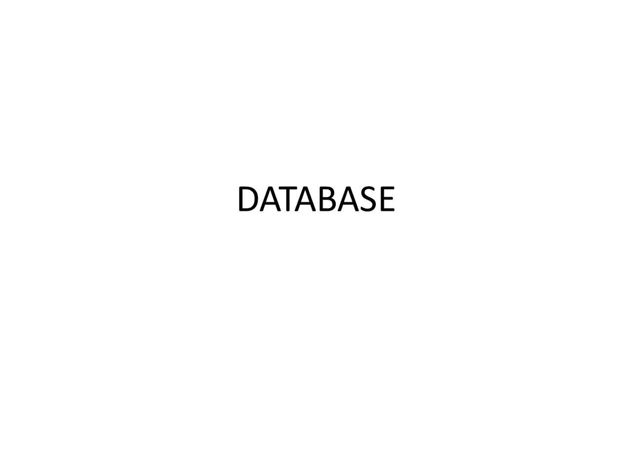 DATABASE: cosa sono e il linguaggio - Docsity