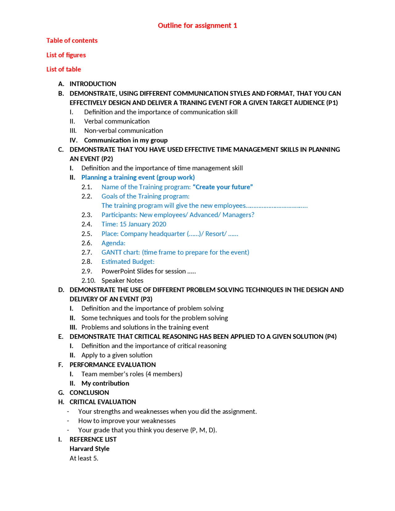 Guide For Assignment Docsity