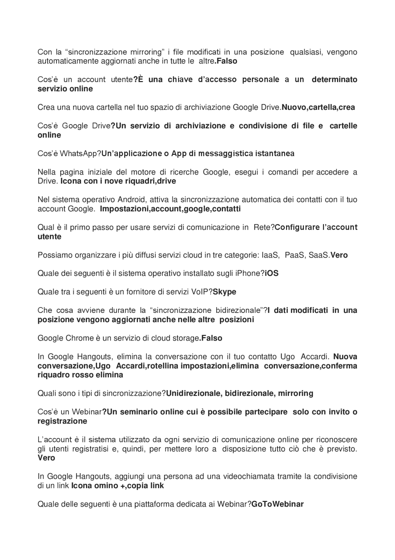 Eipass 7 Moduli User Banca Dati Modulo 3 Docsity