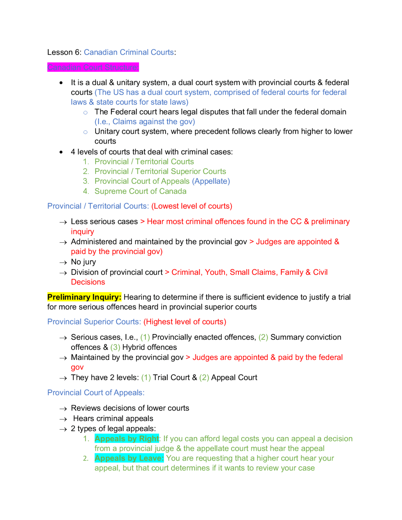 CC102 Module 2 Lesson 6 Notes - Docsity