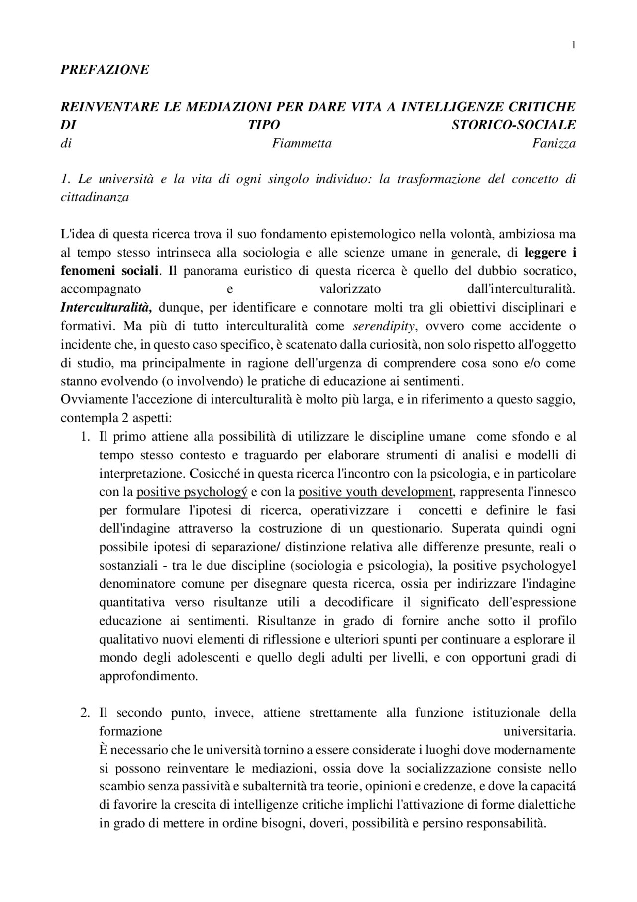 Educare Smart Fiammetta Fanizza Docsity