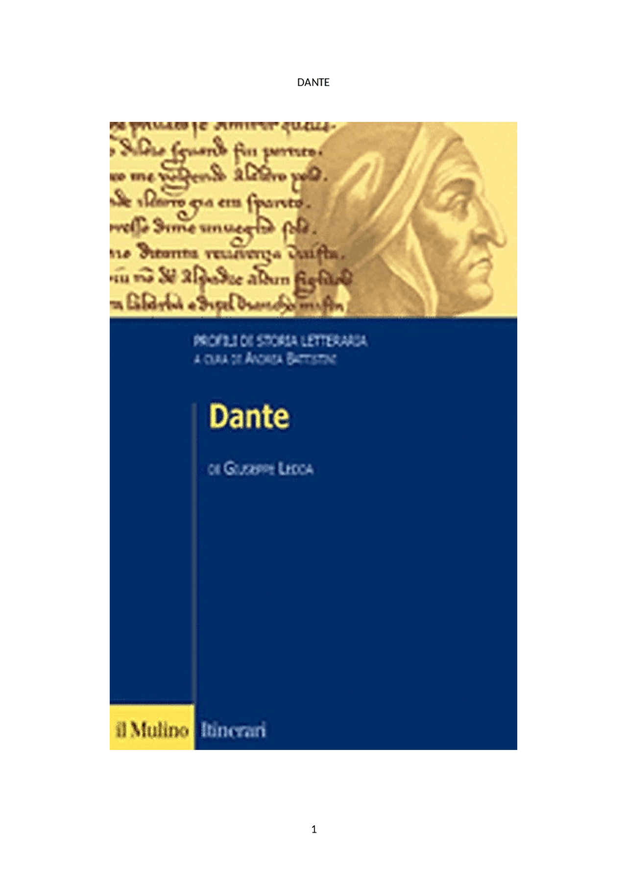 Dante Giuseppe Ledda Docsity