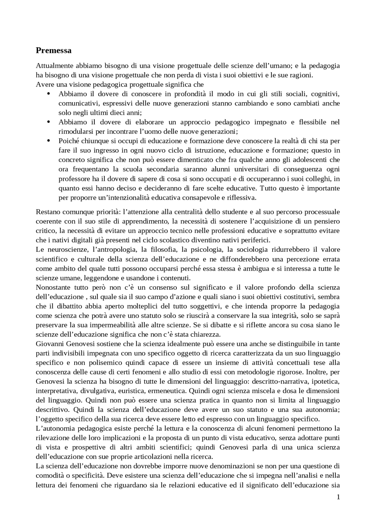 Riassunto Mappe Educative Docsity