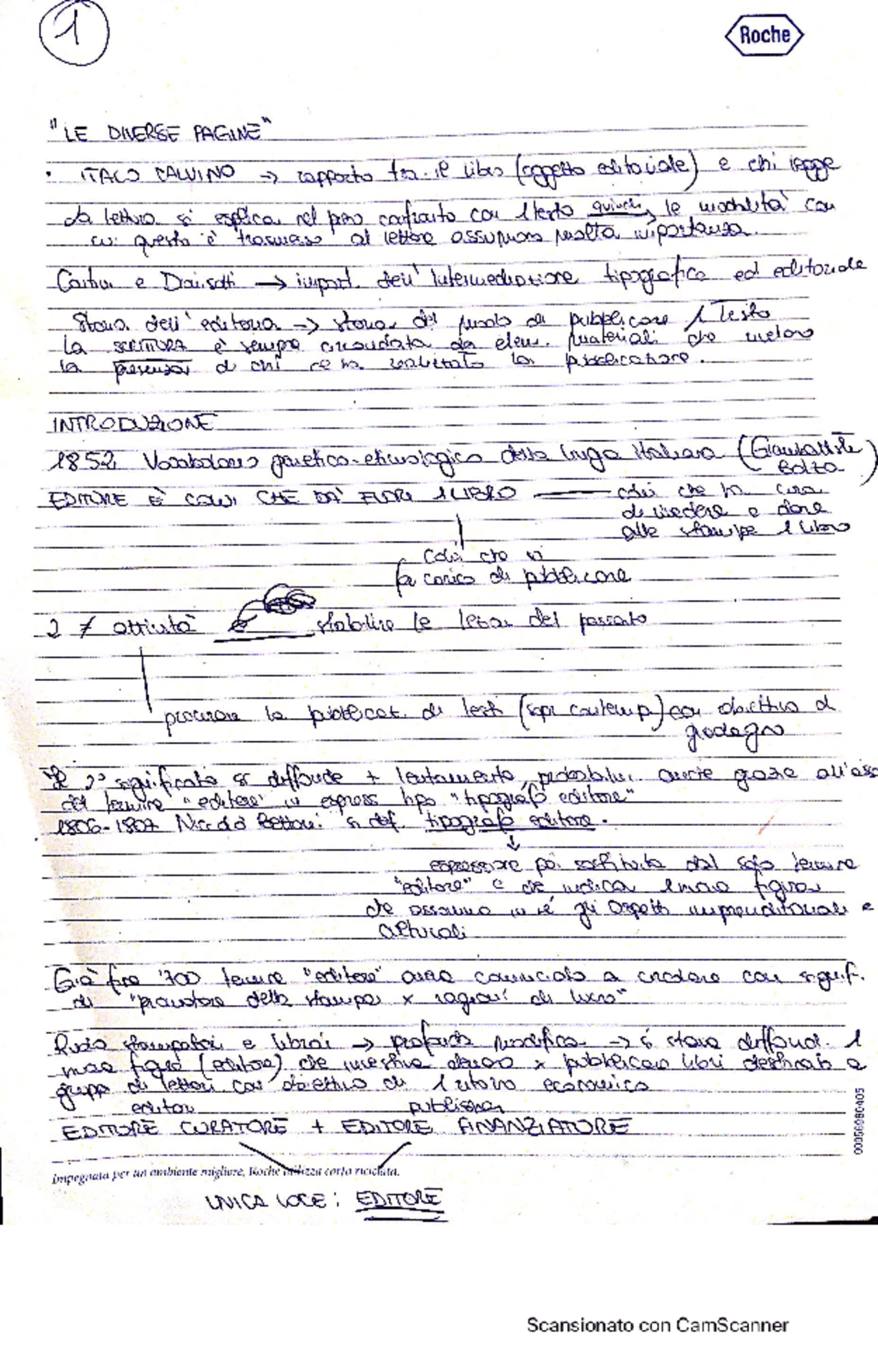 Le Diverse Pagine Di A Cadioli Docsity