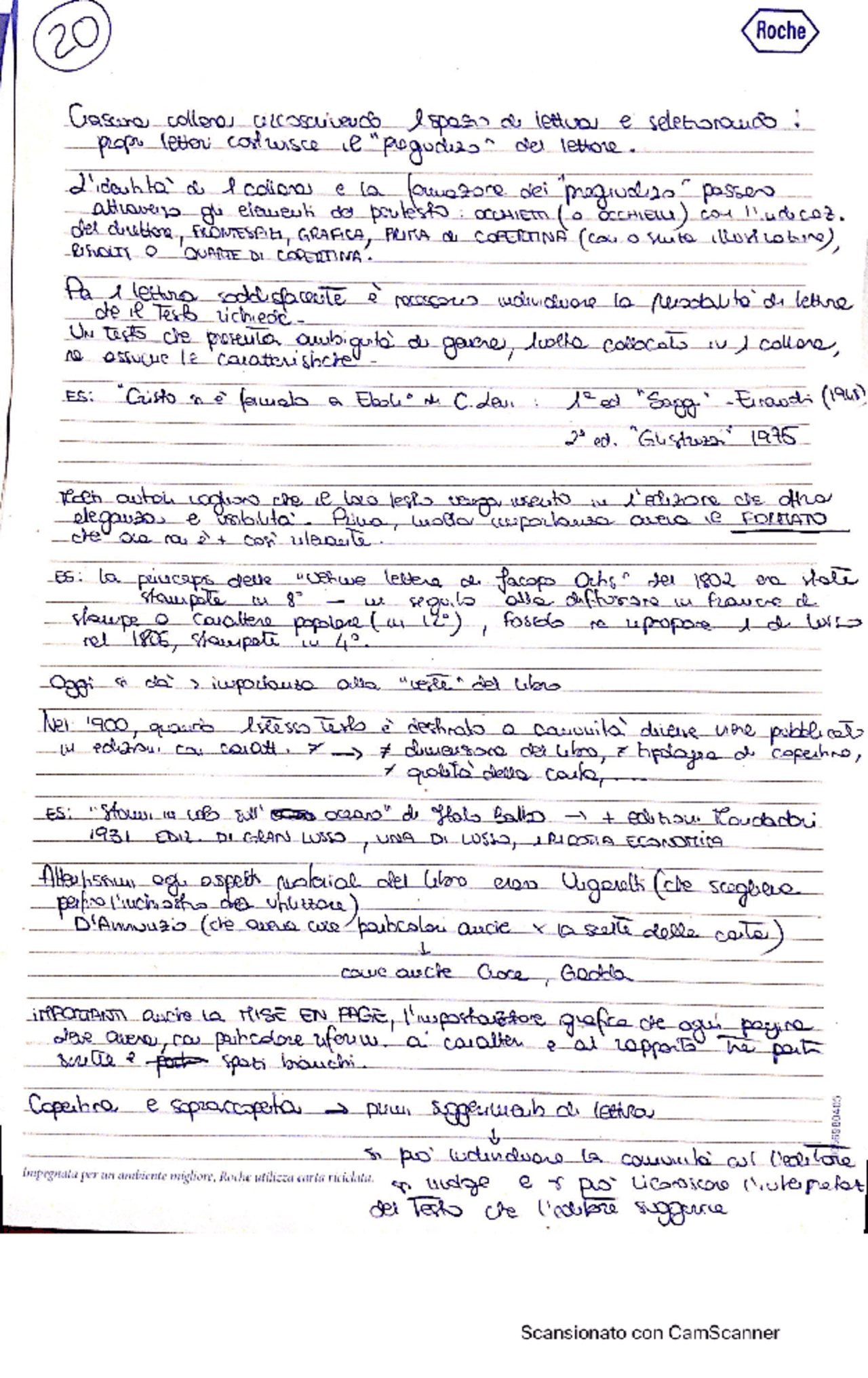 Le Diverse Pagine Di A Cadioli Docsity