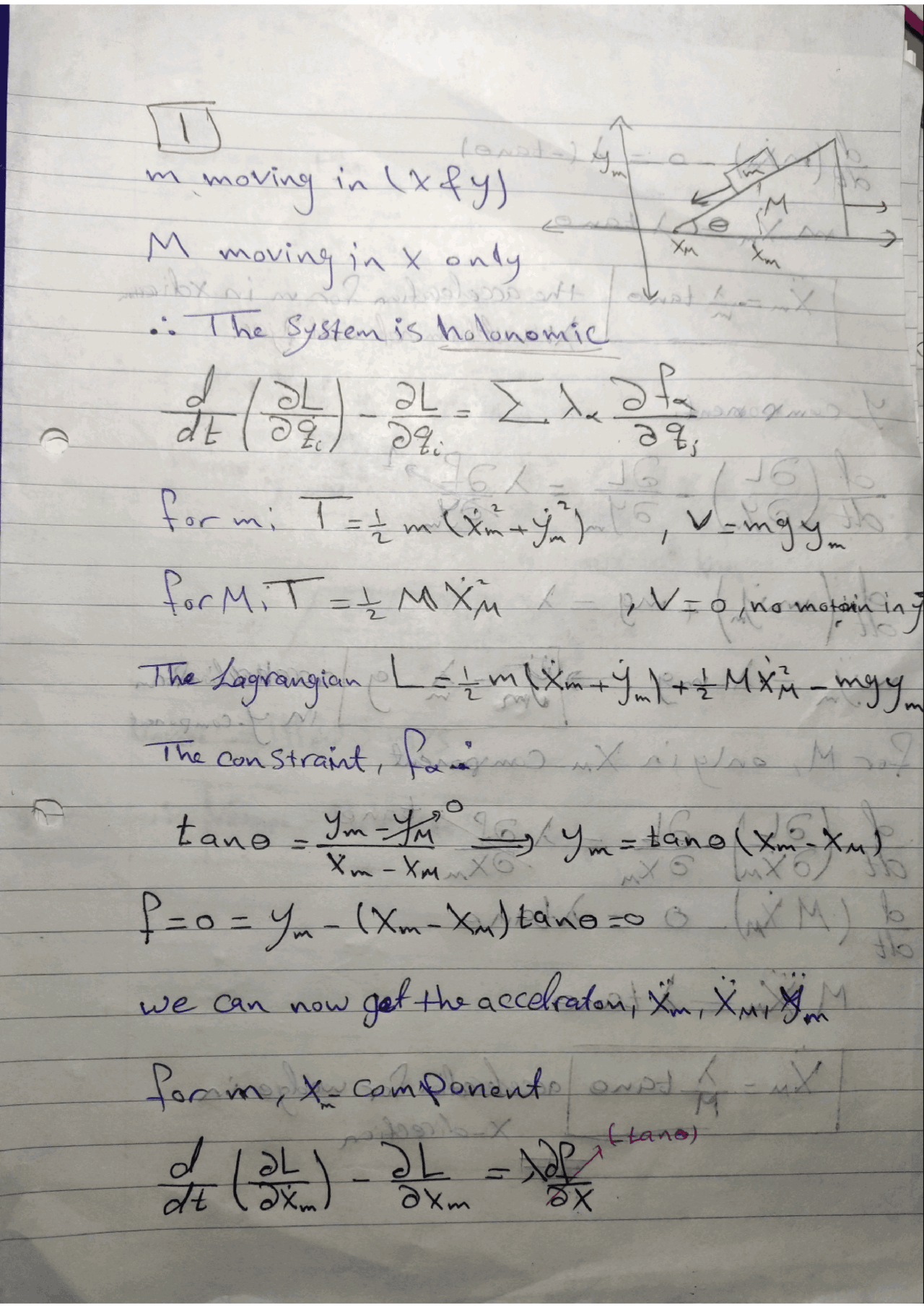 Mid term exam solution for classical mechanics - Docsity