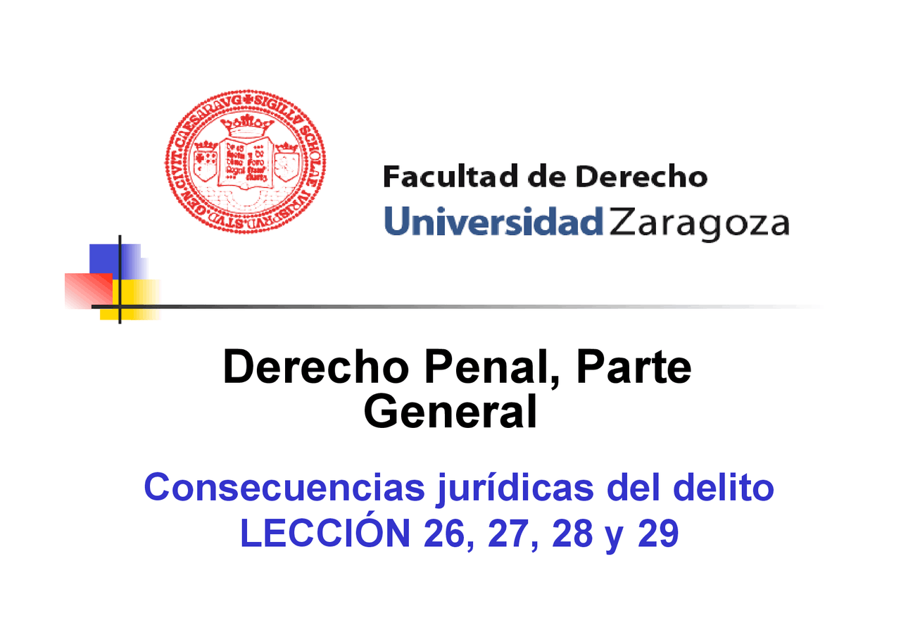 Apuntes Derecho Penal Docsity