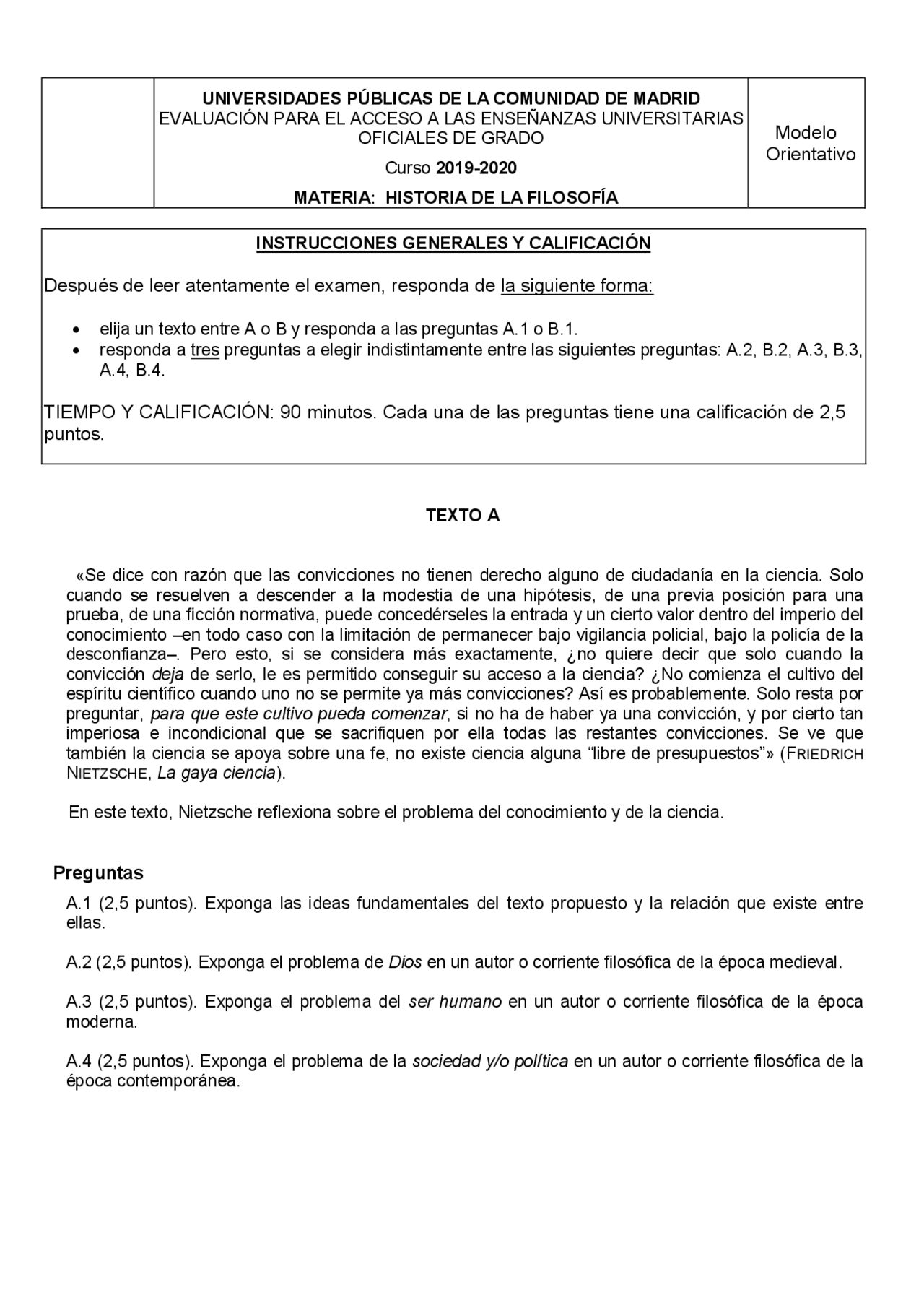 Historia De La Filosofía 2 Bach Docsity