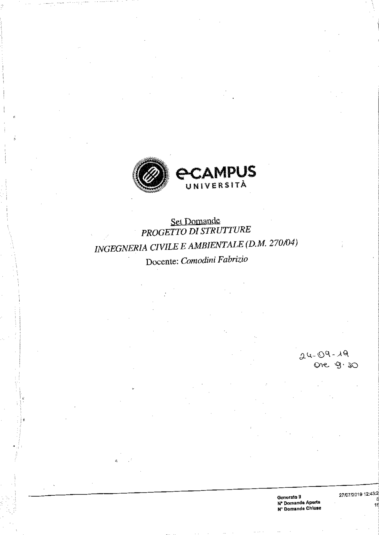 Progetto di strutture - completo di risposte Aperte e multiple - Docsity