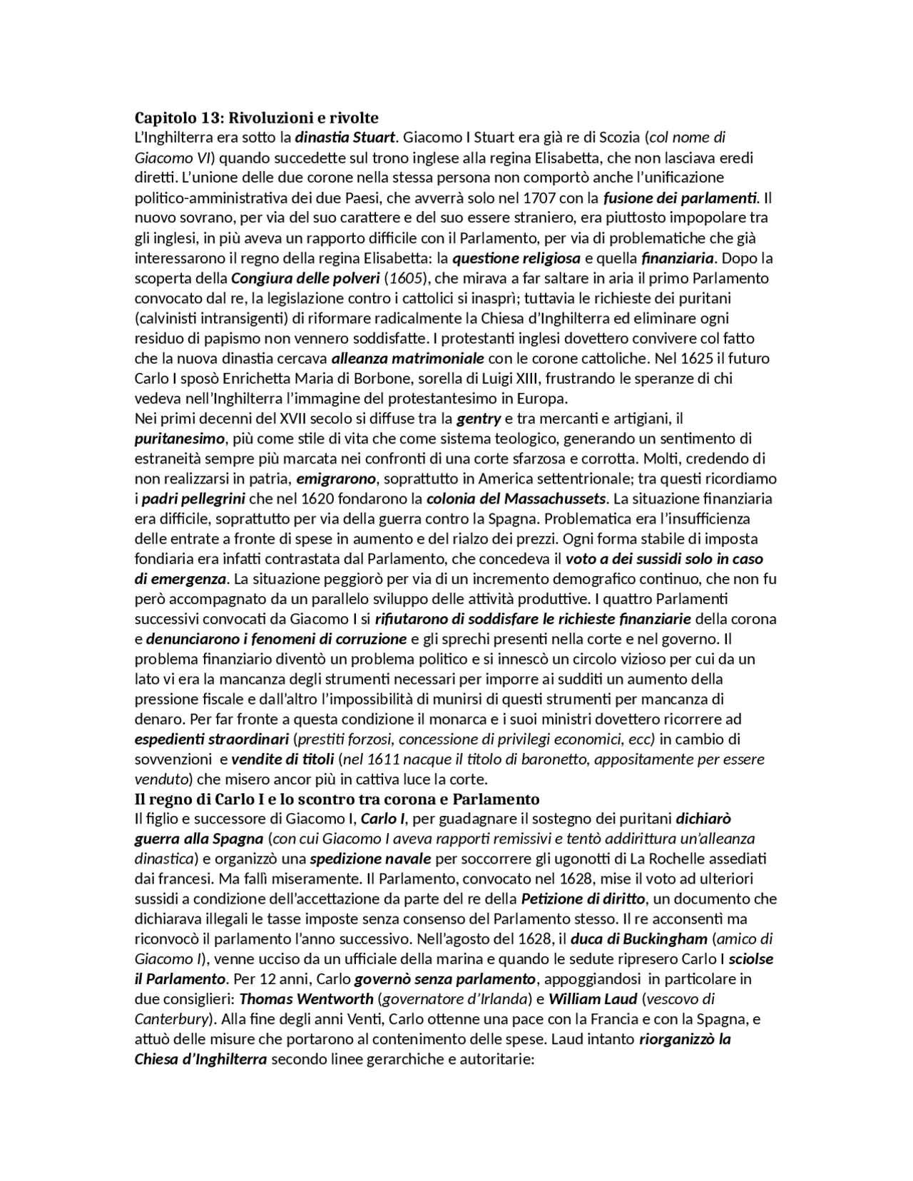 Rivoluzioni E Rivolte Docsity