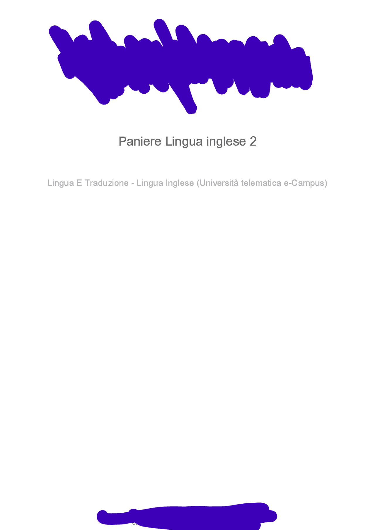 Lingua E Traduzione Inglese 2 Completo Di Risposte Ed AGGIORNATO Lingua E Traduzione Inglese 2 Completo Di Risposte Ed AGGIORNATO