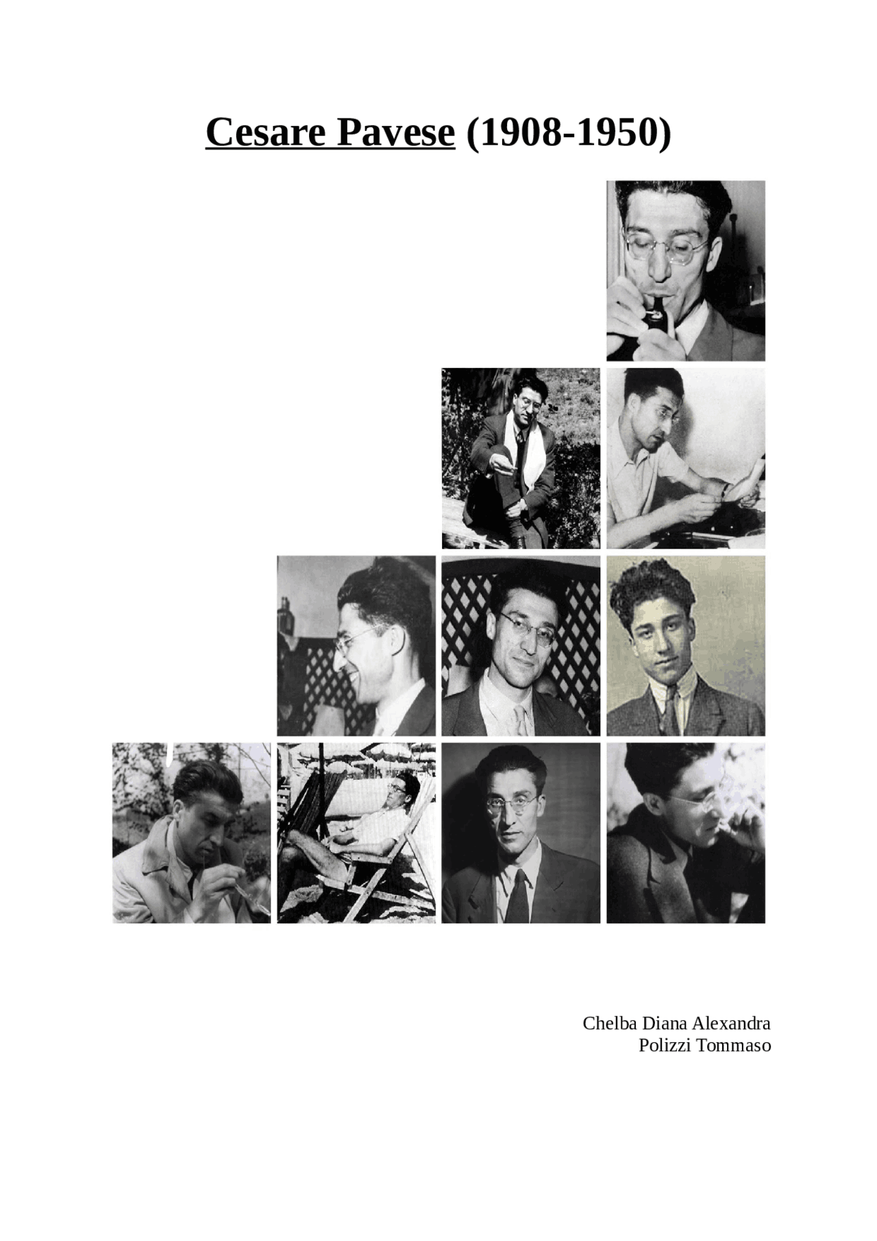 Cesare Pavese Completo Docsity