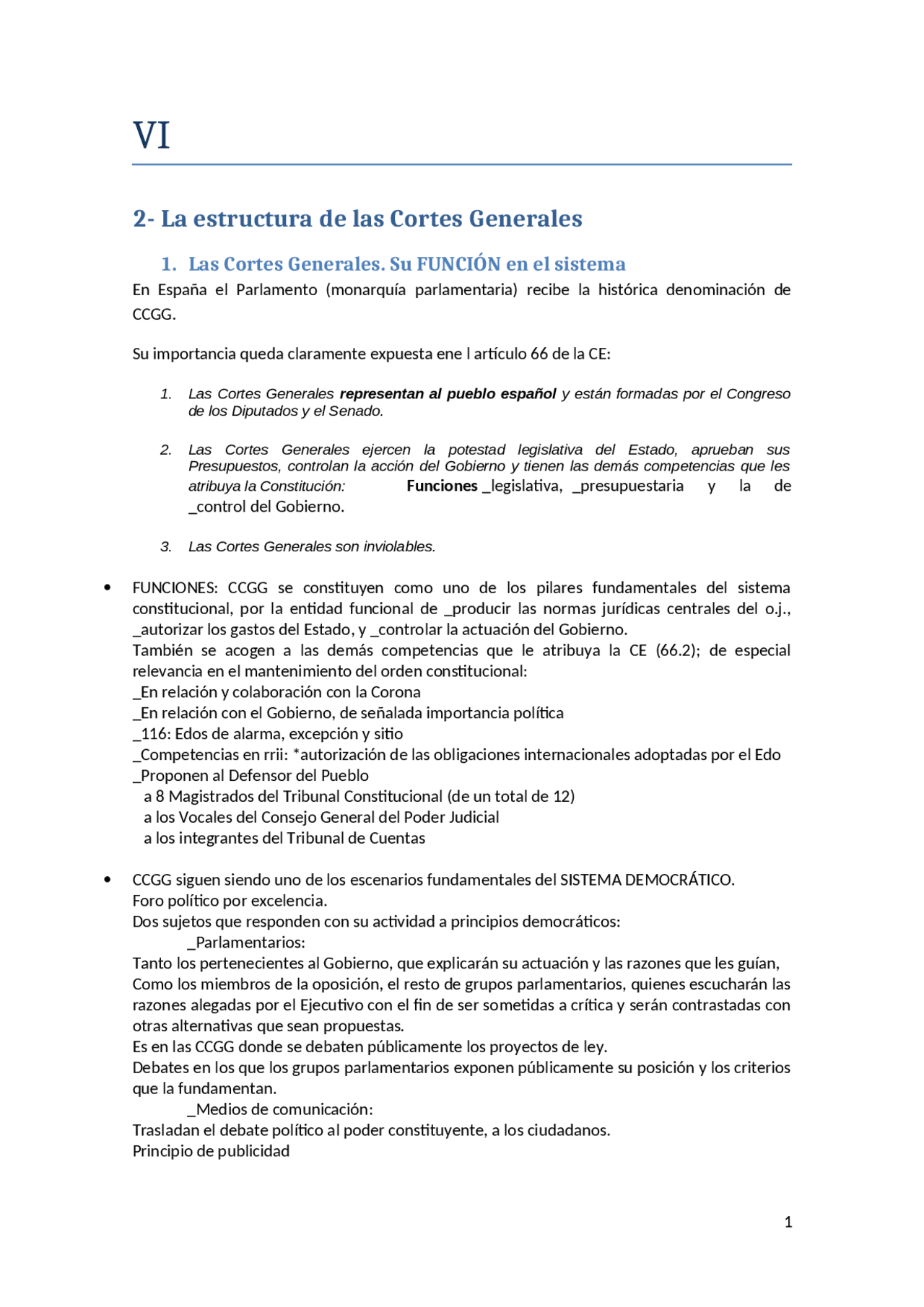 VI 2 la estructura de las CCGG - Docsity