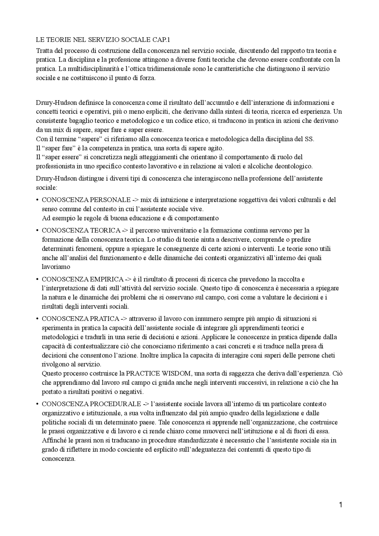 Modelli Del Servizio Sociale Docsity