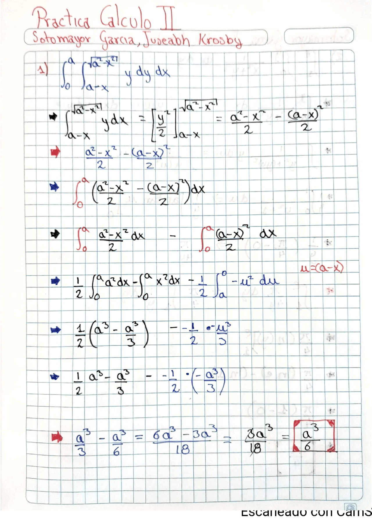 Ejercicios de Integrales - Docsity