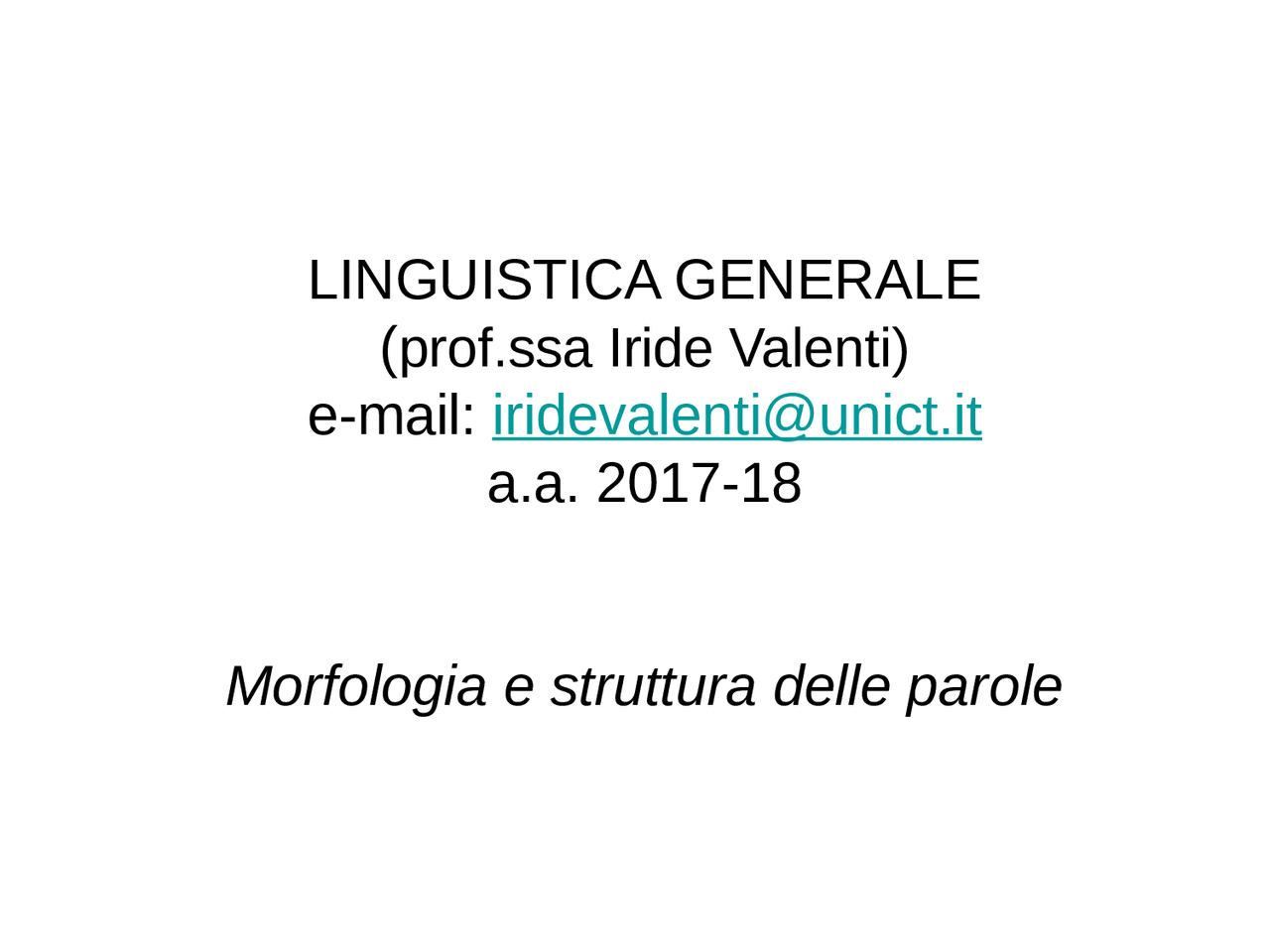 Esercitazione Linguistica Docsity