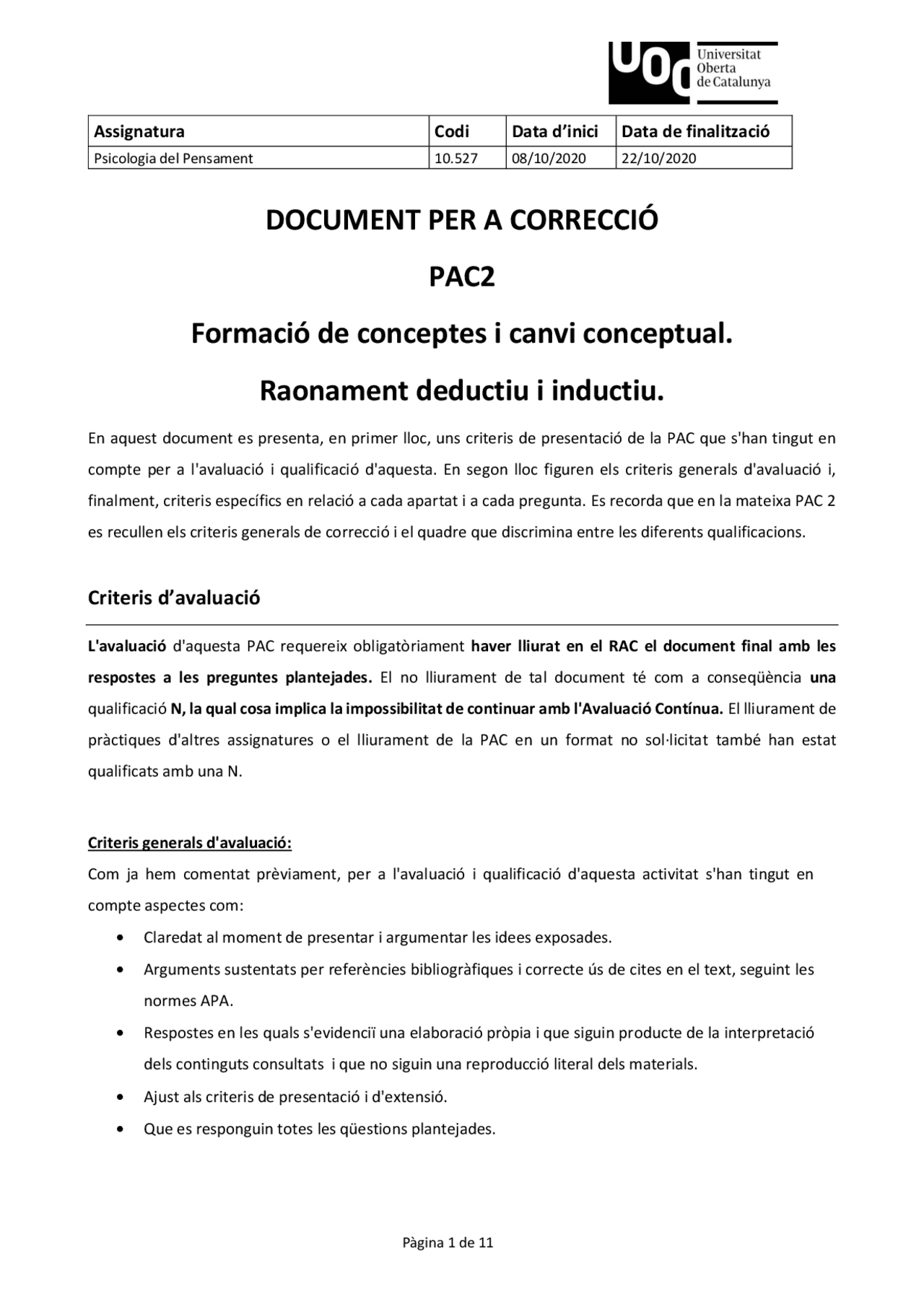 Feedback PAC 2 soluciones - Docsity
