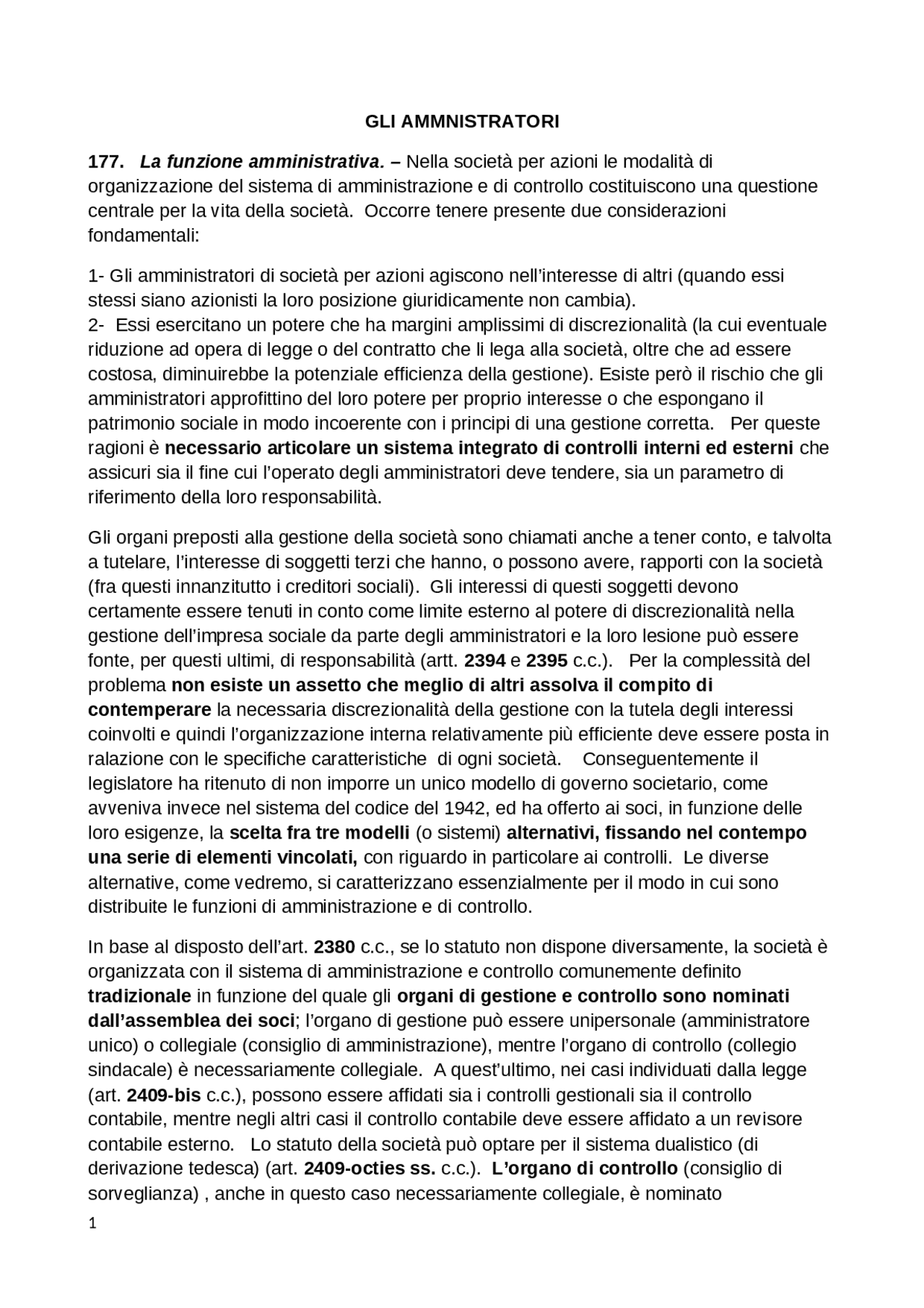 Appunti Di Diritto Commerciale Jaeger Toffoletto Denozza Docsity