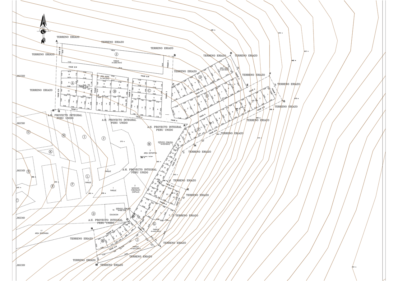 Planos escala 1:500 para representación urbanistica - Docsity