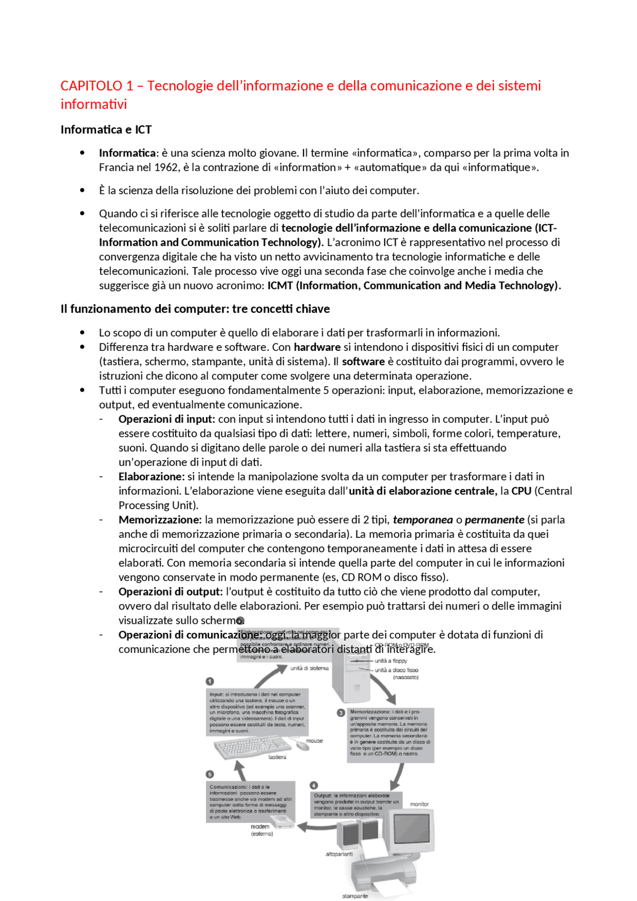 Riassunto Per Esame Ict Docsity