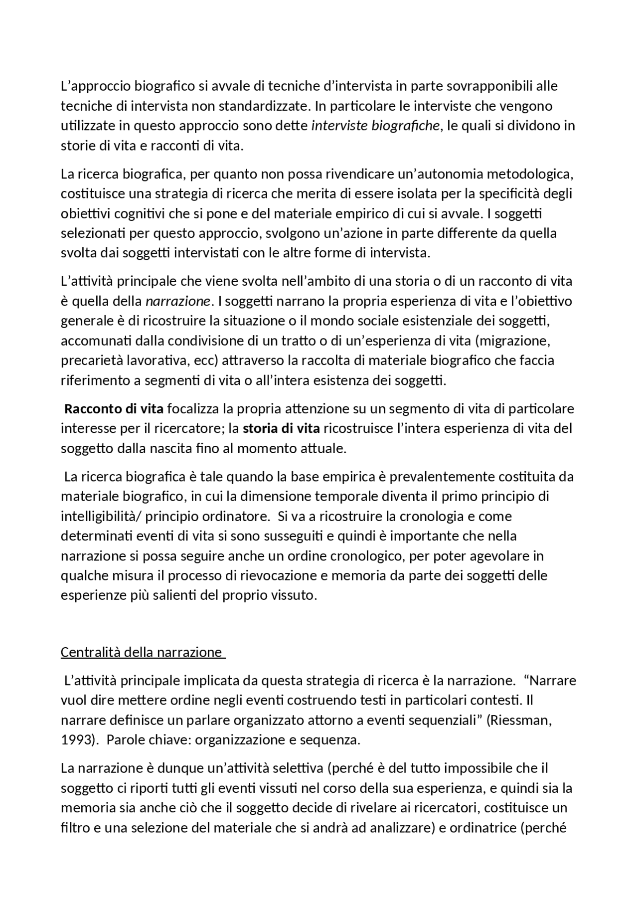 Esame Completo Di Metodologia Della Ricerca Sociale Docsity