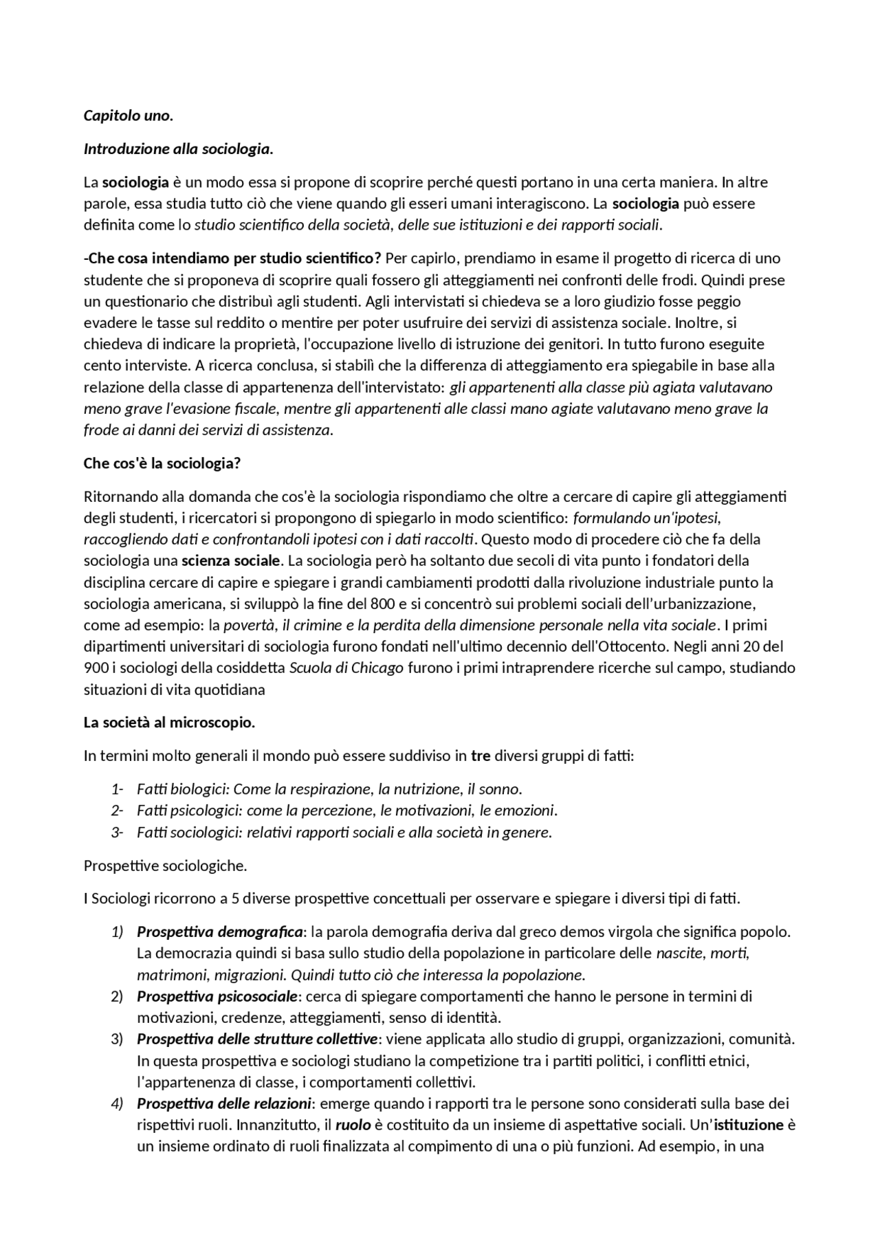 Manuale Sociologia Smelser Appunti Di Sociologia Docsity