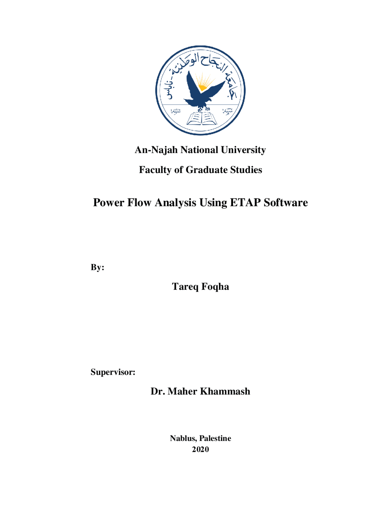 Power Flow Analysis Using ETAP Software - Docsity