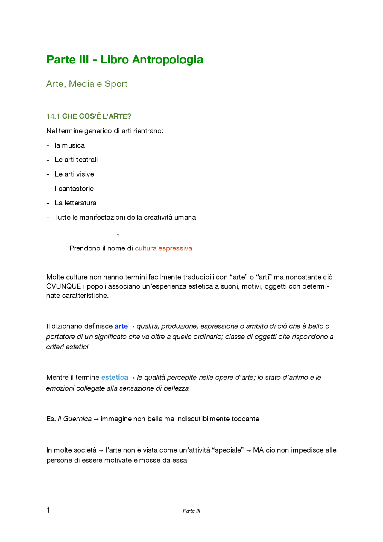 Antropologia Culturale Conrad P Kottak Parte Iii Docsity