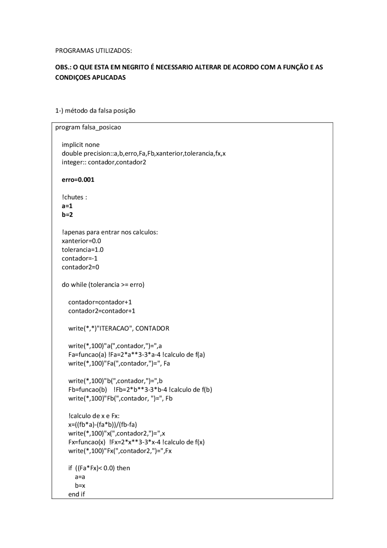 Metodosnumericosfortran Docsity