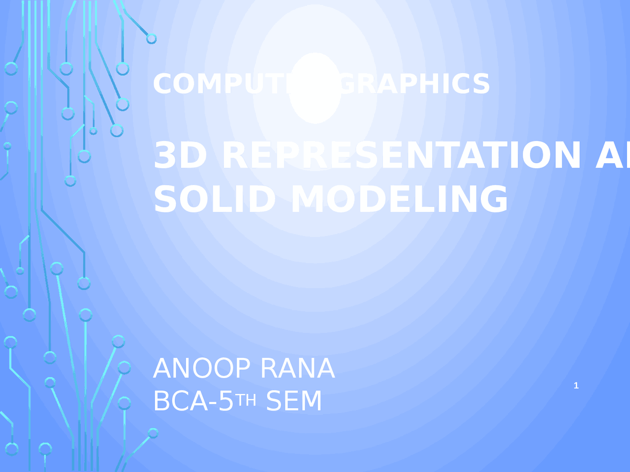 Computer Graphics Ppt Docsity