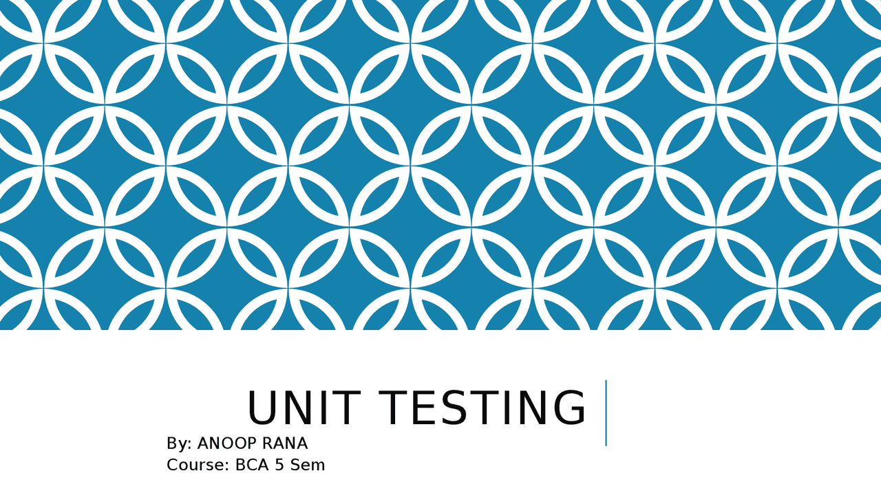 Software Testing Ppt Assignments Software Development Docsity