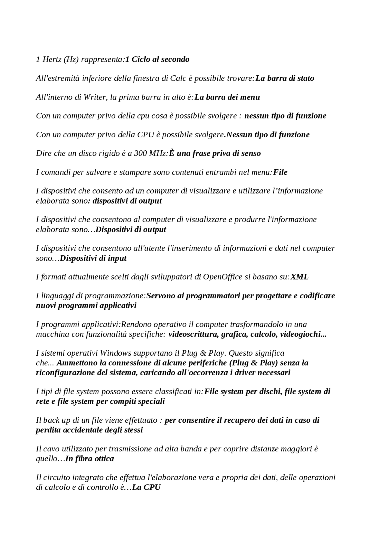 New Abilità Informatiche E Telematiche Test Prova Desame Uni Ottobre