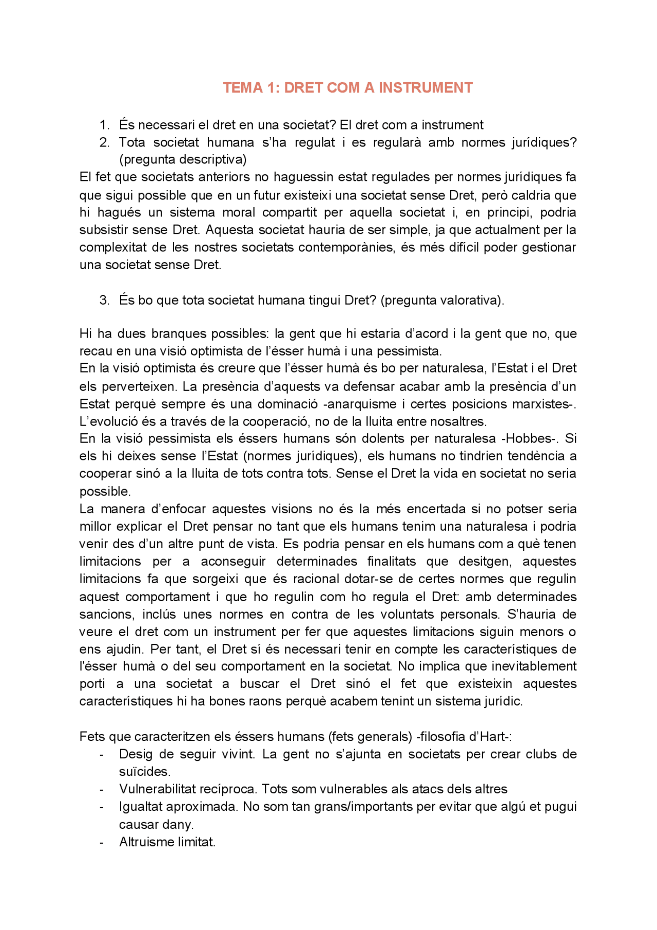 Apunts Teoria Del Dret Upf Docsity