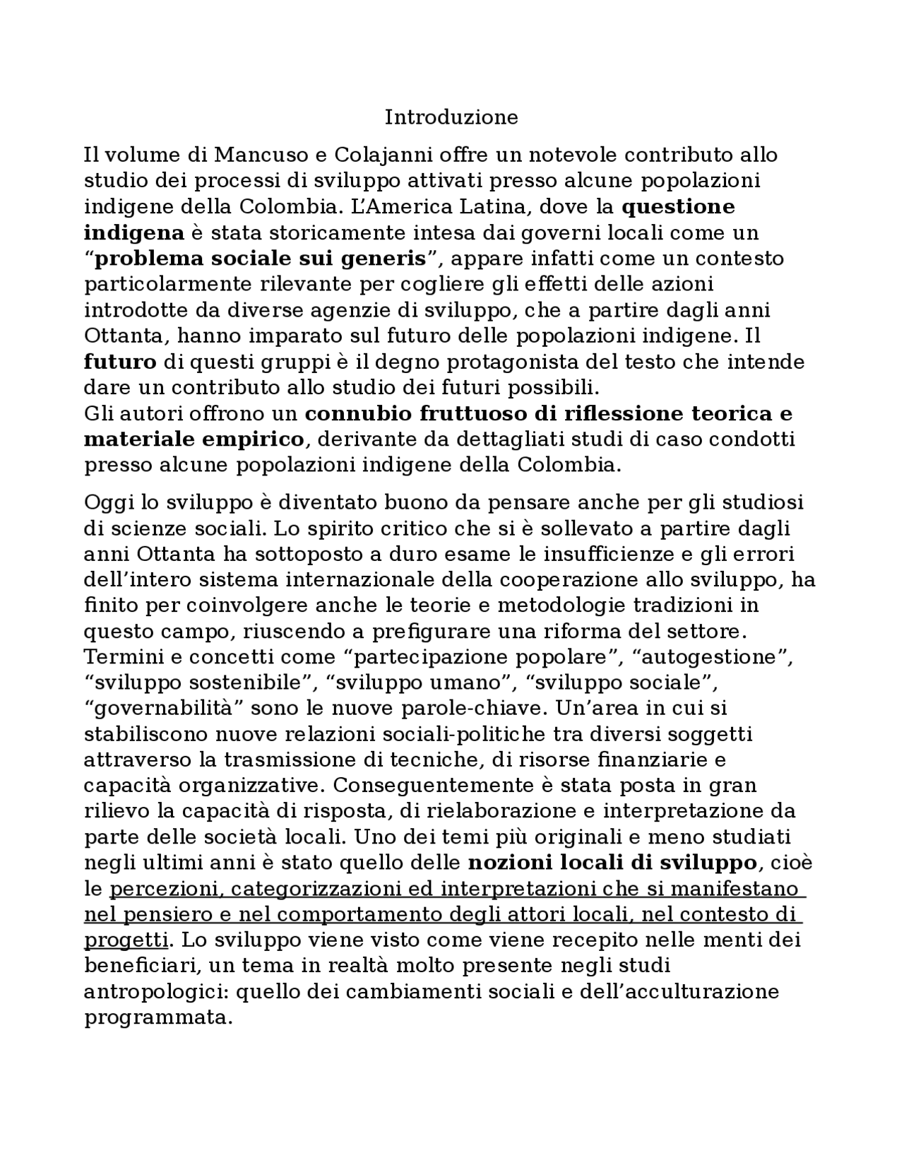 Riassunto Un Futuro Incerto Docsity