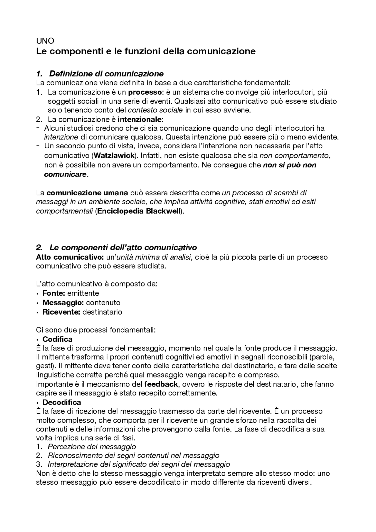 Comunicazione E Persuasione Docsity