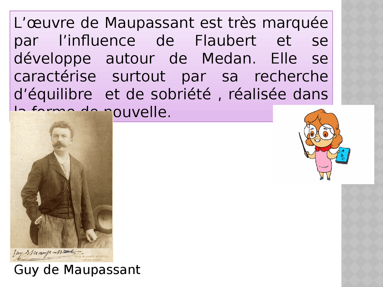 Maupassant Courant Et Oeuvres Docsity