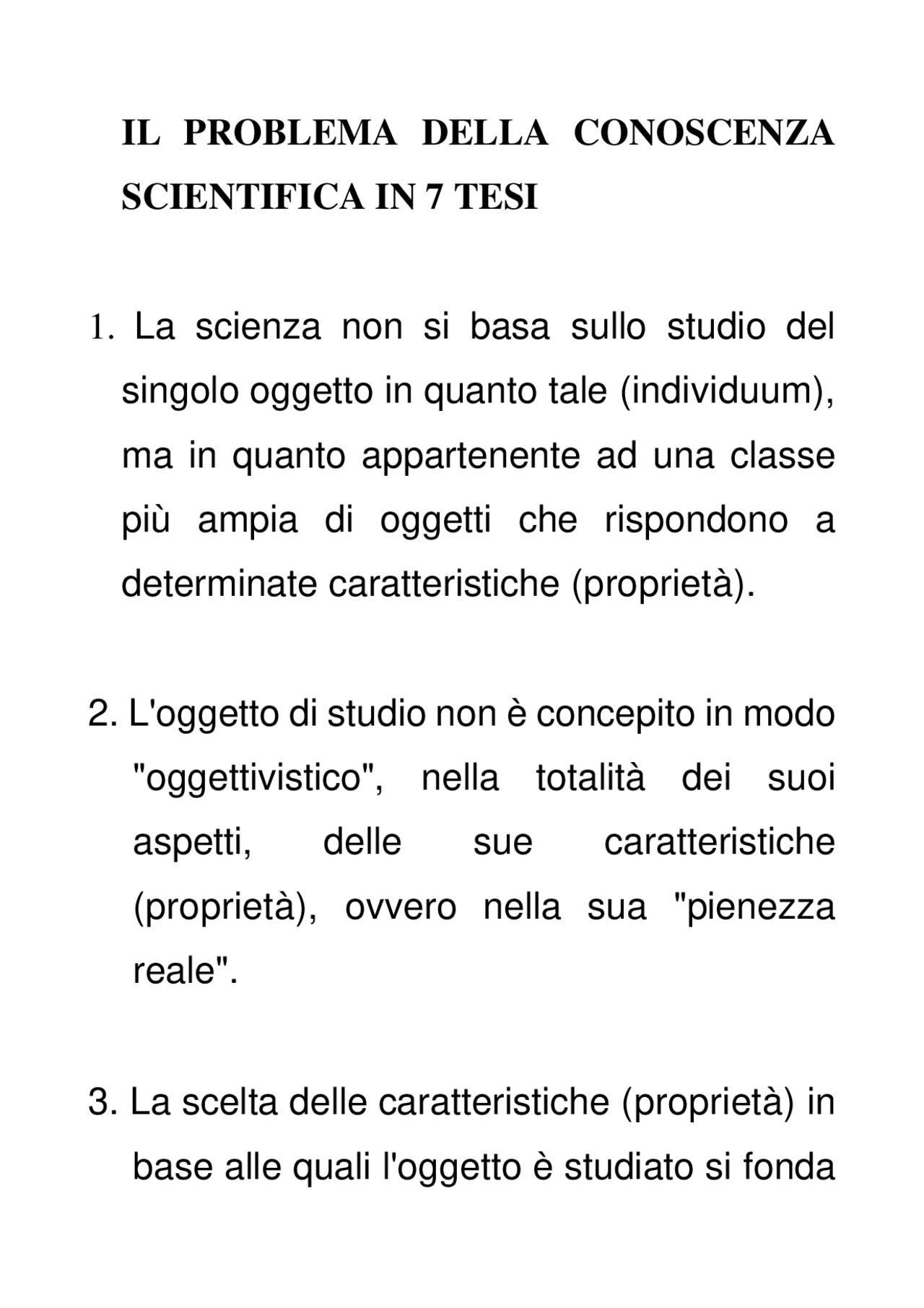 Storia E Metodo Delle Scienze Sociali Docsity